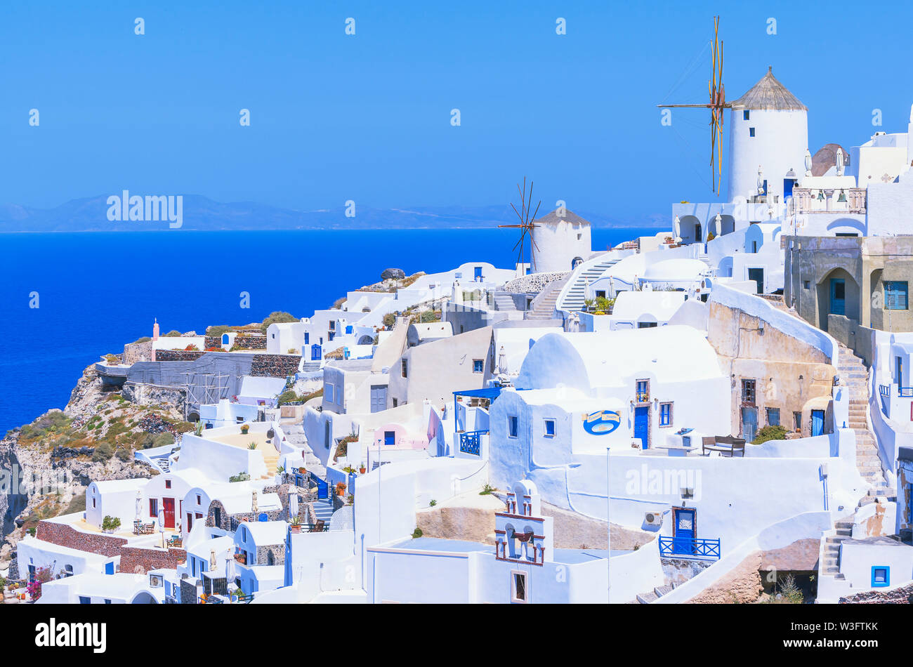 Oia village, Oia, Santorini, Cyclades Islands, Greece Stock Photo - Alamy