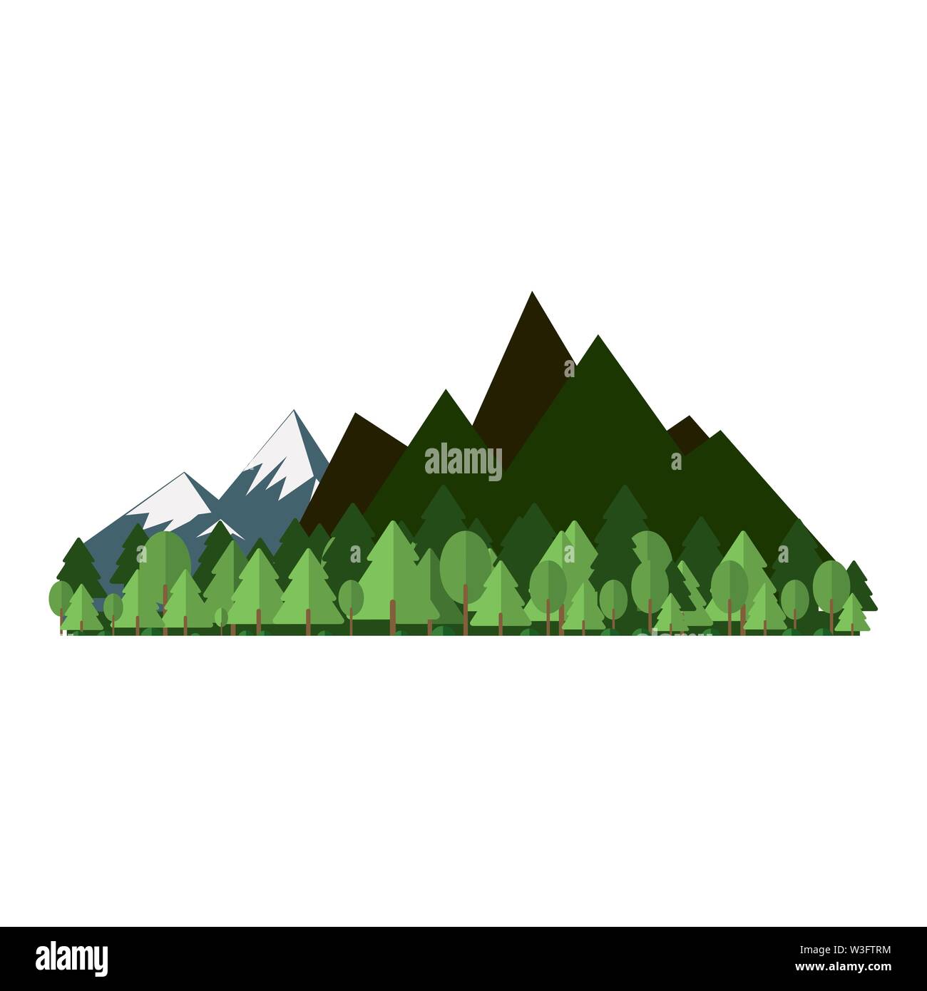 mountains landscape outdoor view cartoon Stock Vector Image & Art - Alamy