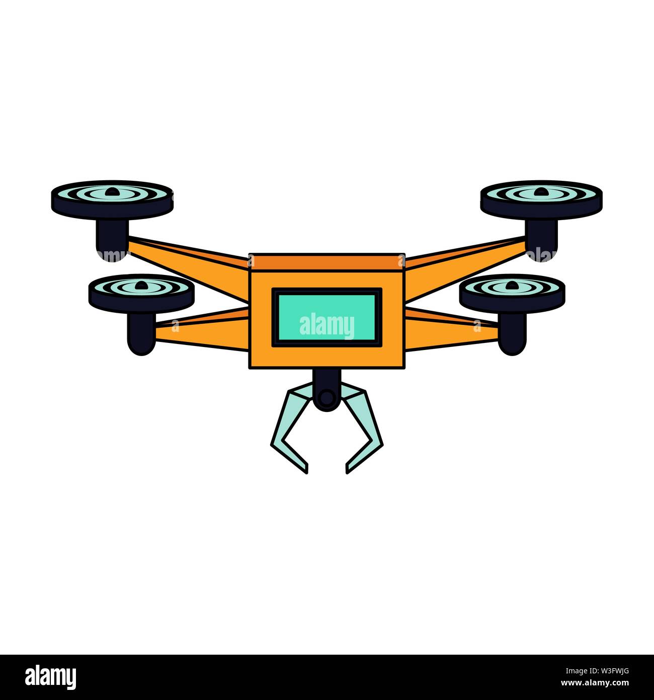 air drone remote control cartoon Stock Vector Image & Art - Alamy