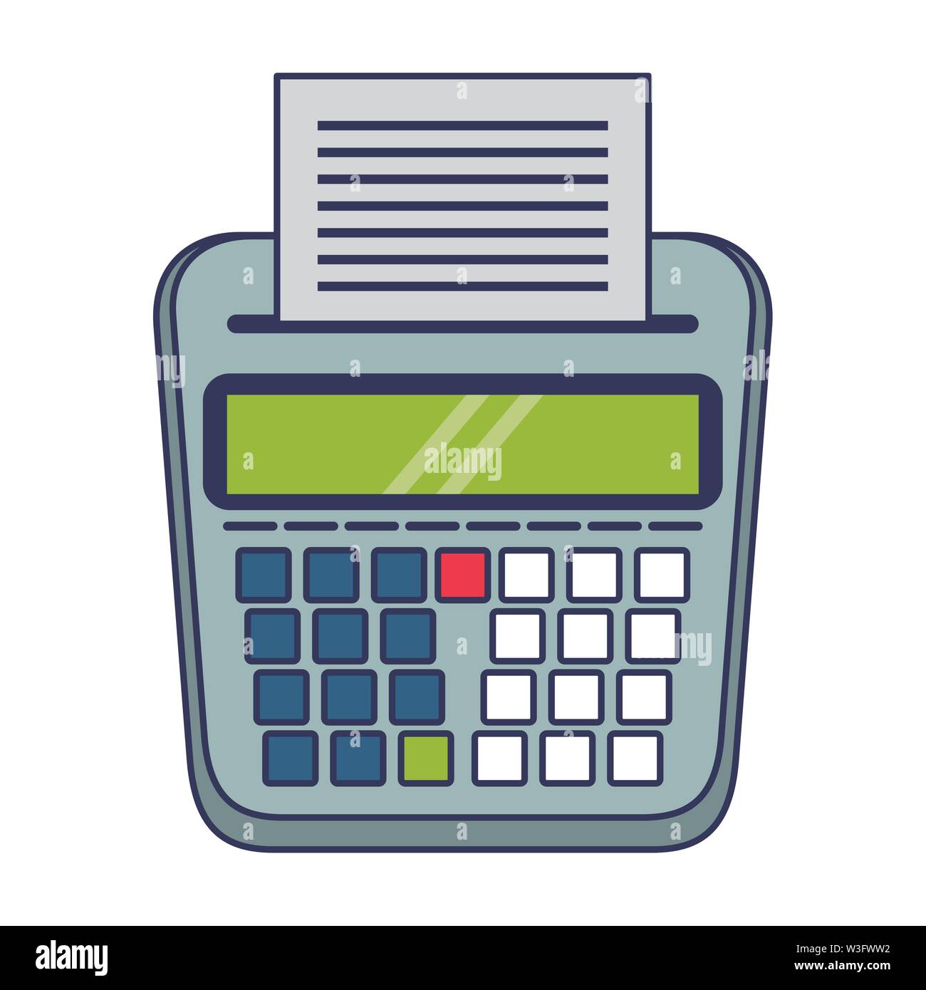 personal finance calculator cartoon Stock Vector Image & Art - Alamy