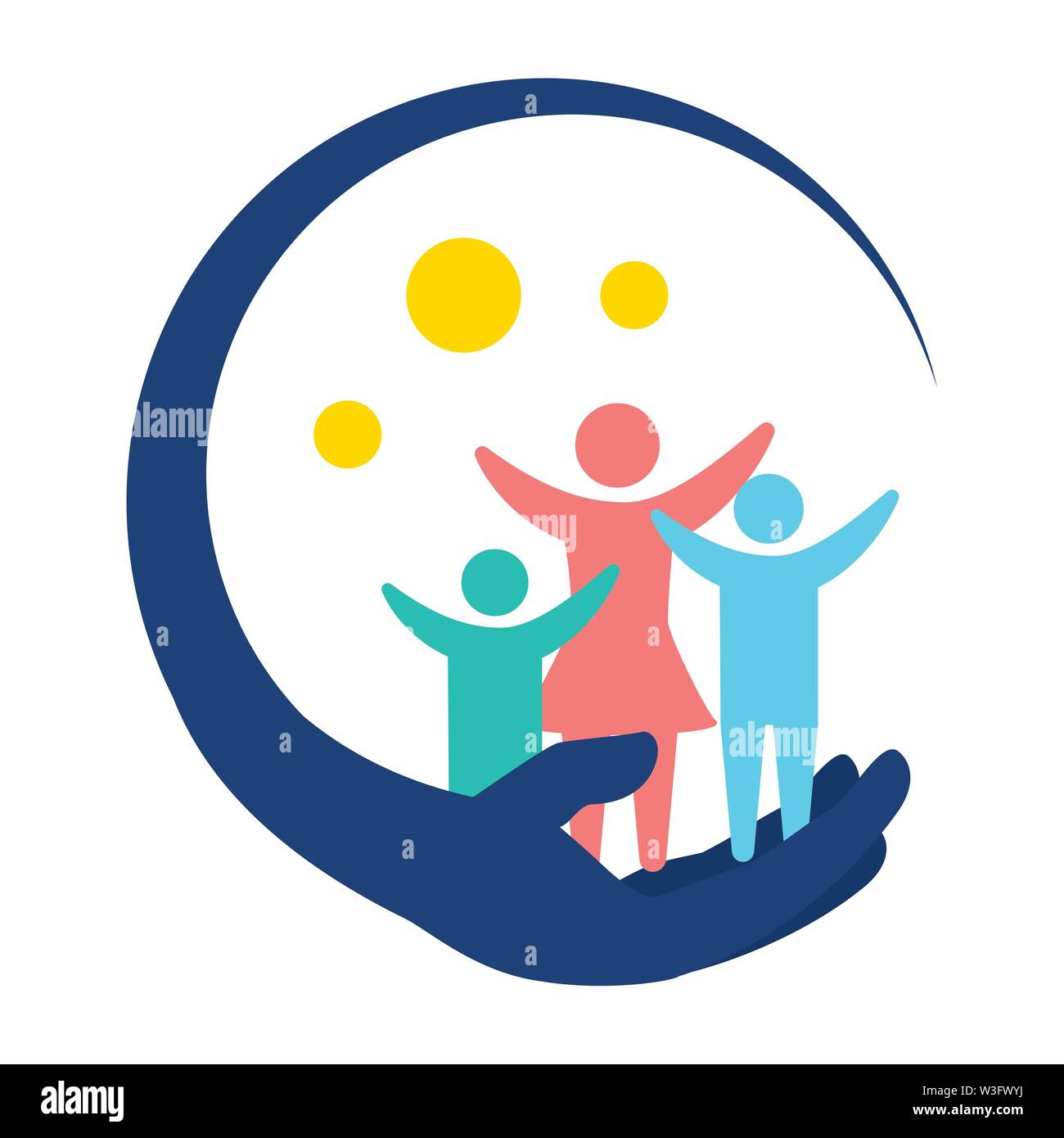 international youth day flat design Stock Vector Image & Art - Alamy