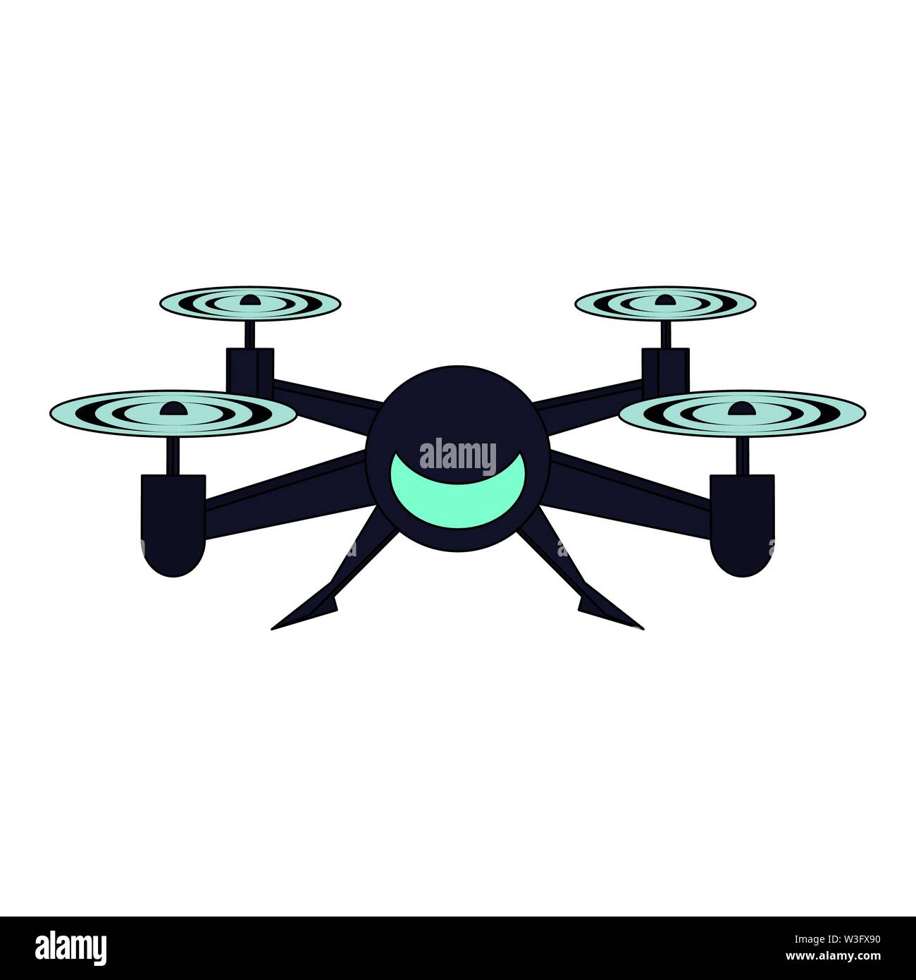 air drone remote control cartoon Stock Vector Image & Art - Alamy