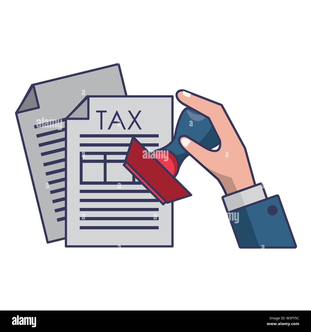 state government tax business cartoon Stock Vector Image & Art - Alamy