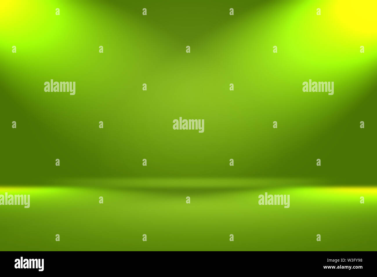 Abstract blur empty Green gradient Studio well use as background ...
