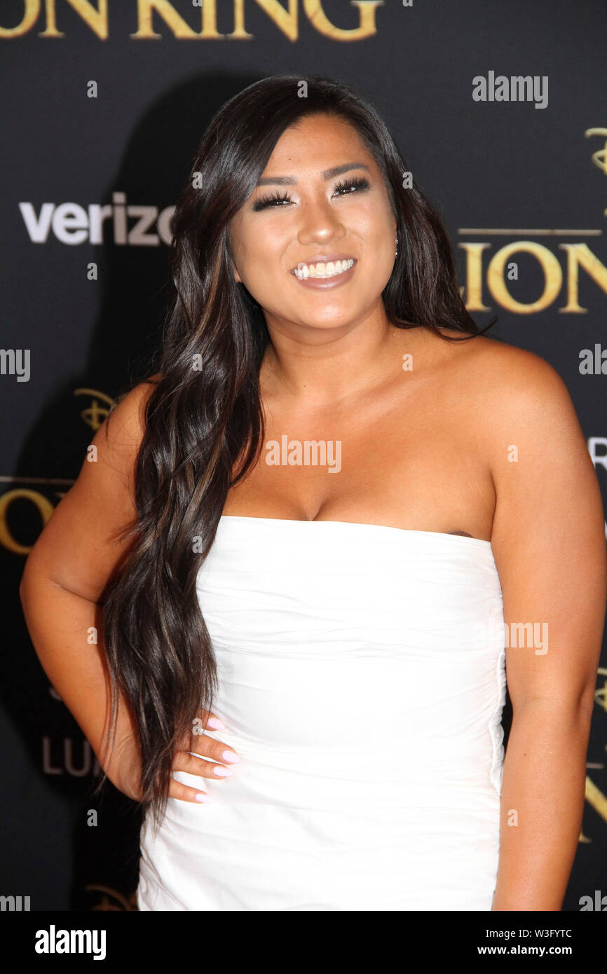 Remi Cruz at World Premiere of Disney's "The Lion King". Held at the ...