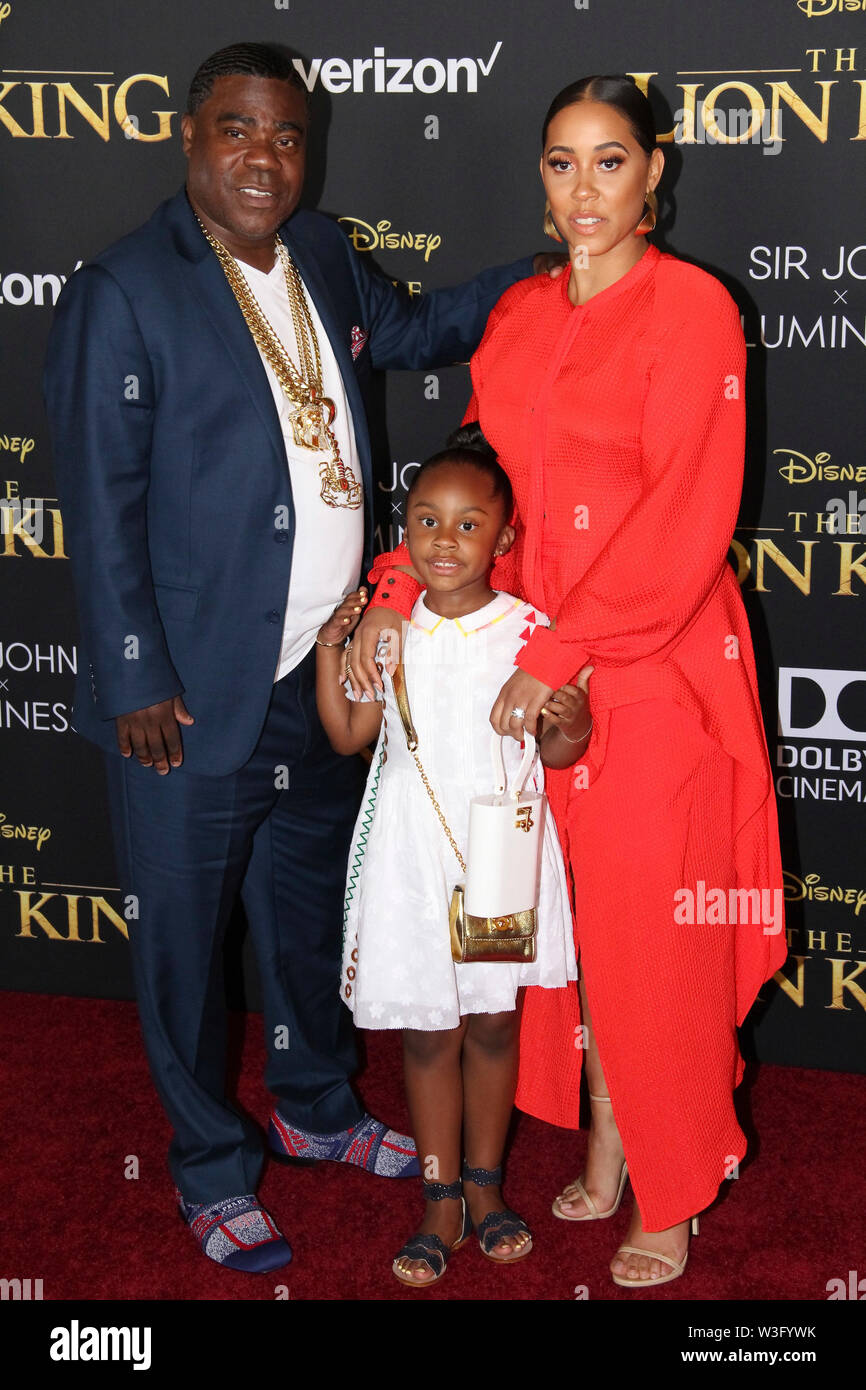 Tracy Morgan with his wife Megan Wollover and daughter Maven Sonae ...
