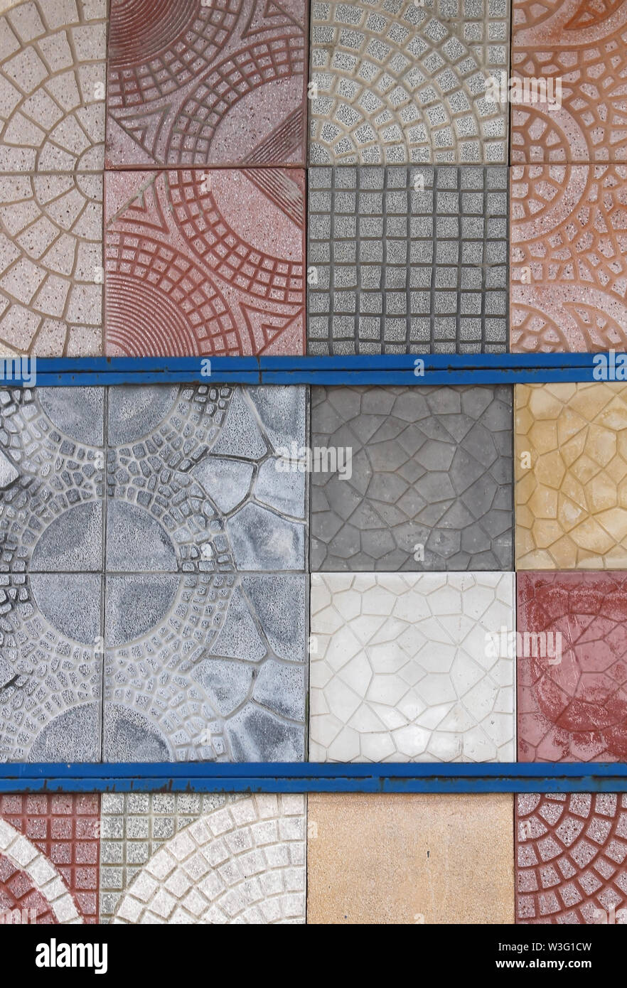 Decorative stone tiles hi-res stock photography and images - Alamy