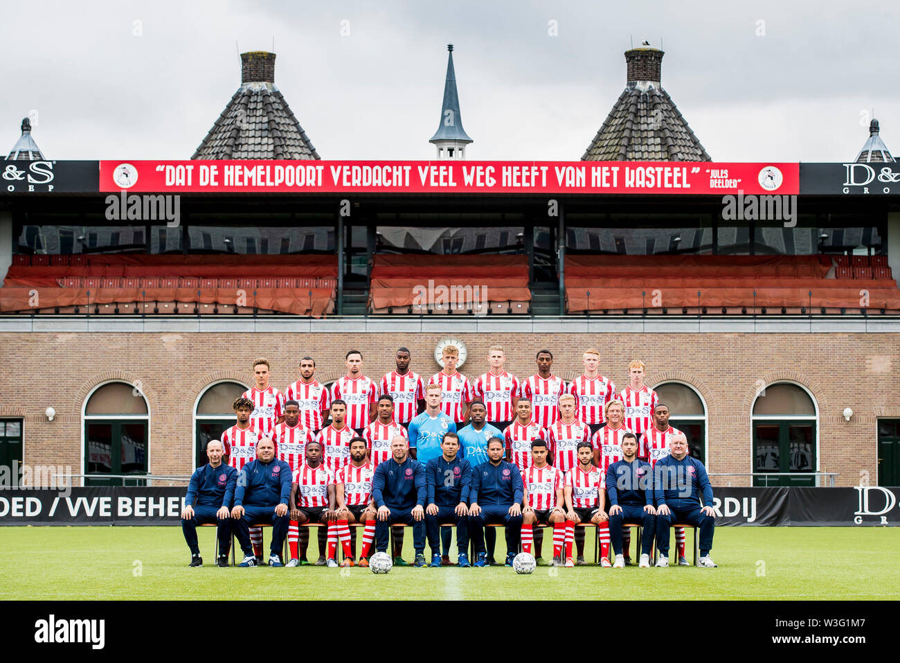 ROTTERDAM, photocall Jong Sparta Rotterdam, football, season 2019-2020 ...