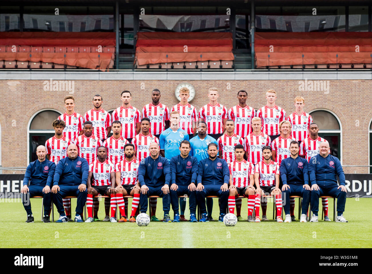 ROTTERDAM, photocall Jong Sparta Rotterdam, football, season 2019-2020 ...
