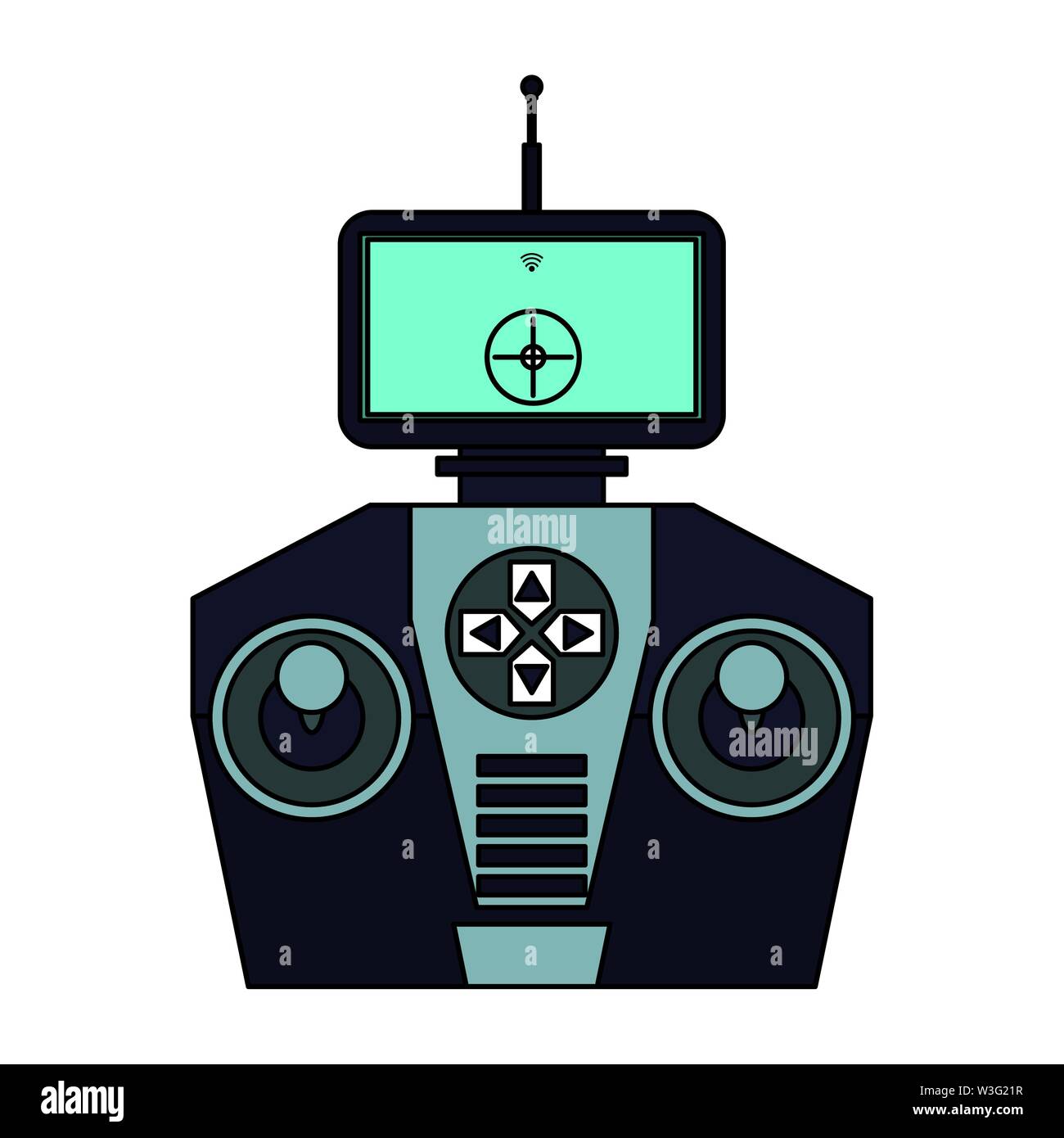 air drone remote control cartoon Stock Vector Image & Art - Alamy