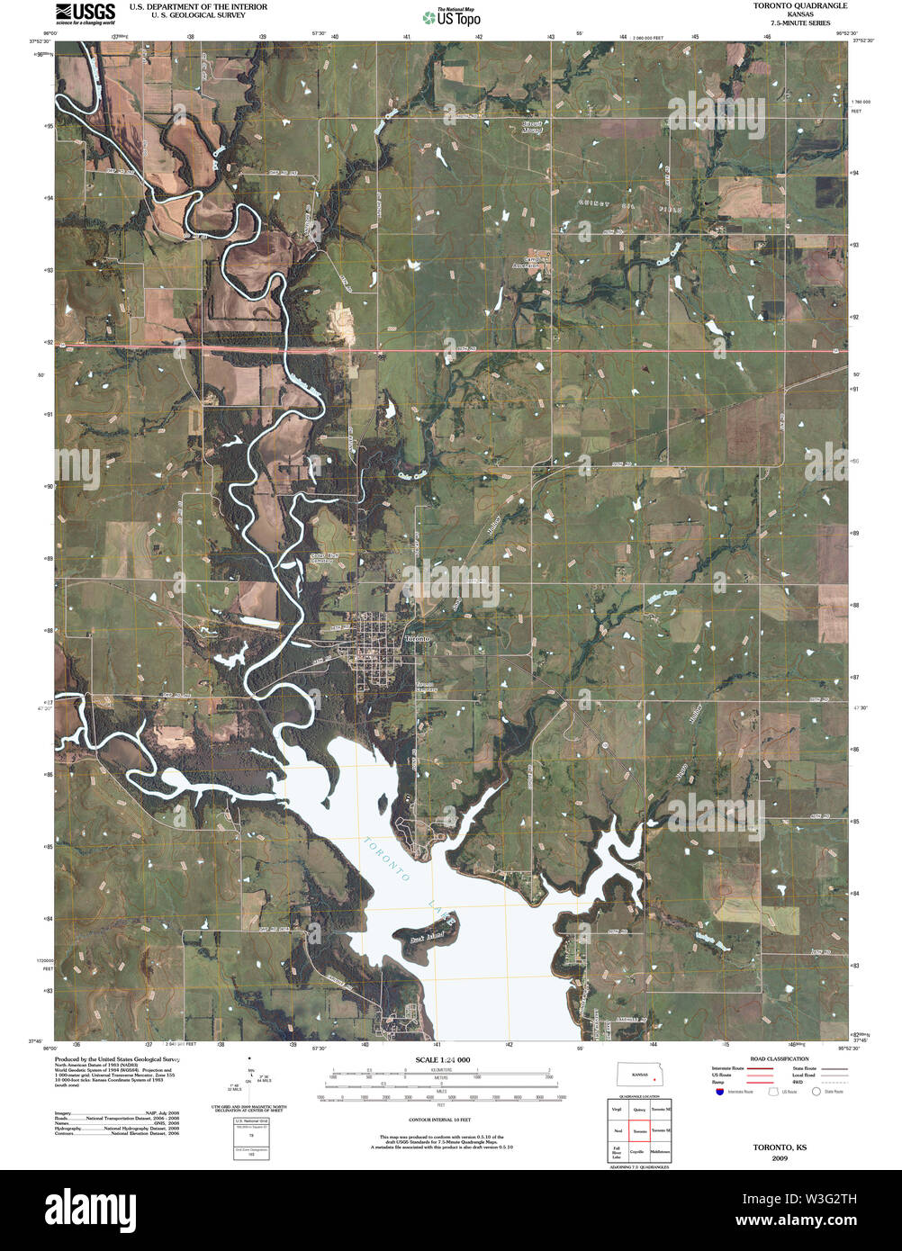 Toronto map Cut Out Stock Images & Pictures - Alamy