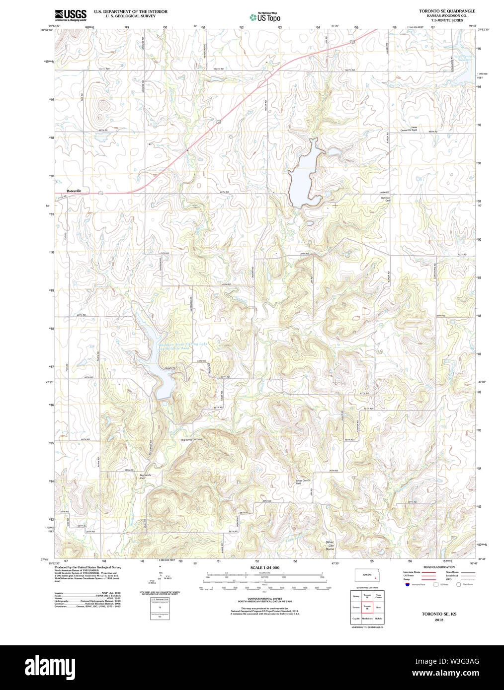 Toronto topographic map hi-res stock photography and images - Alamy