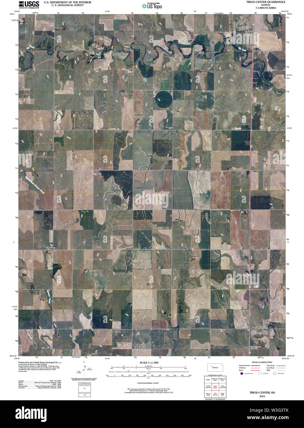 Map of trego hi-res stock photography and images - Alamy