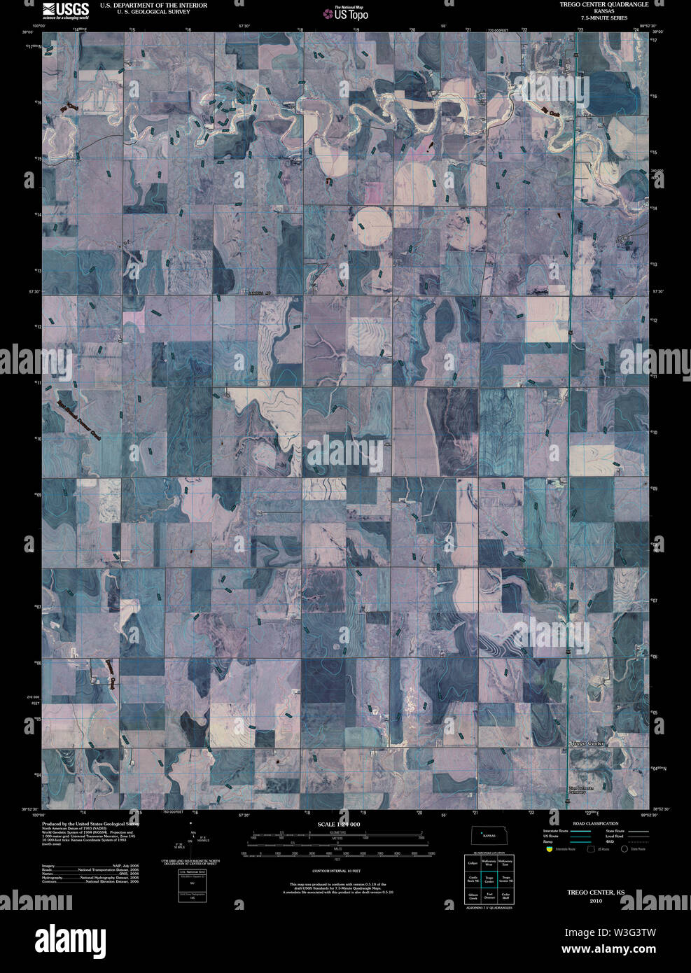 Map of trego hi-res stock photography and images - Alamy