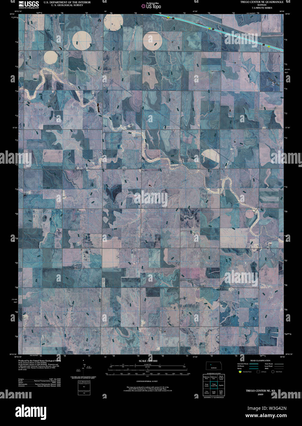 Map of trego hi-res stock photography and images - Alamy