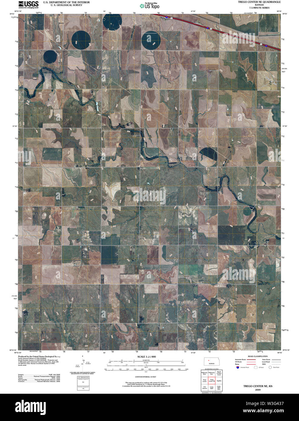 Map of trego hi-res stock photography and images - Alamy