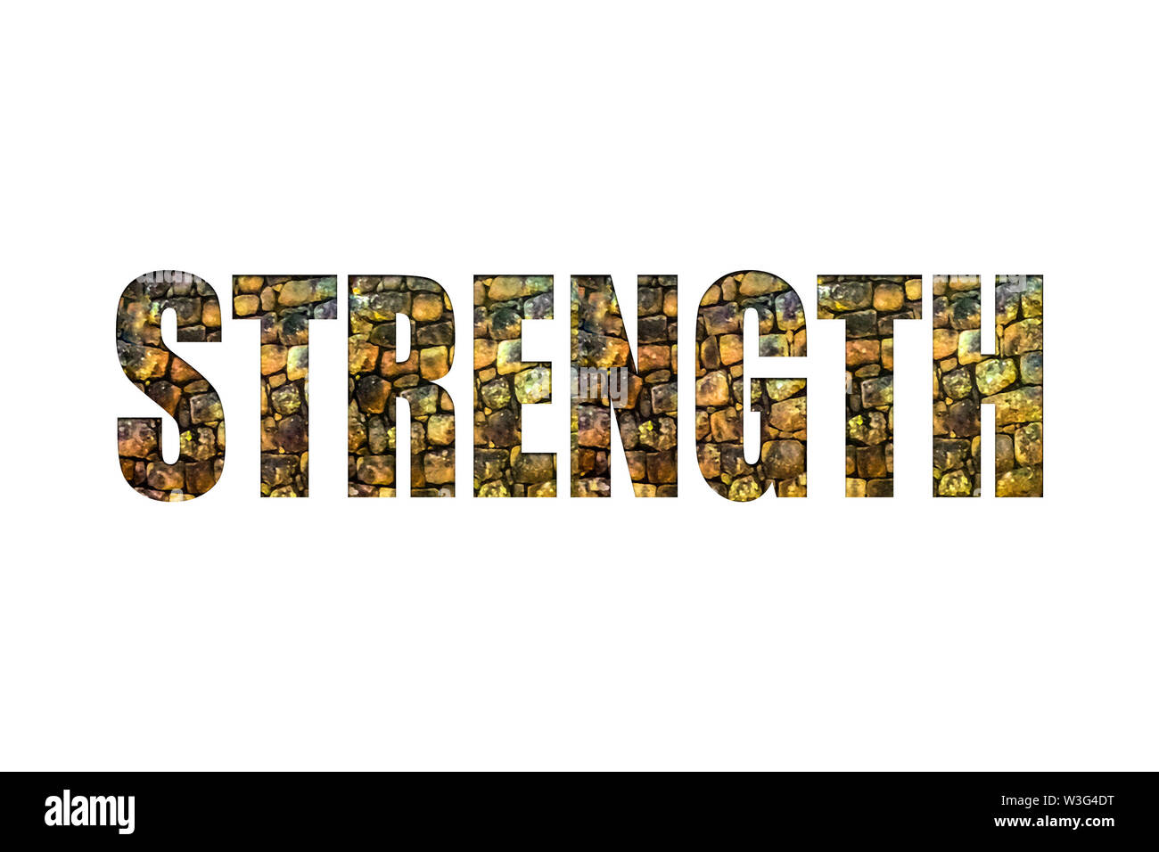 Brick with text Cut Out Stock Images & Pictures - Alamy