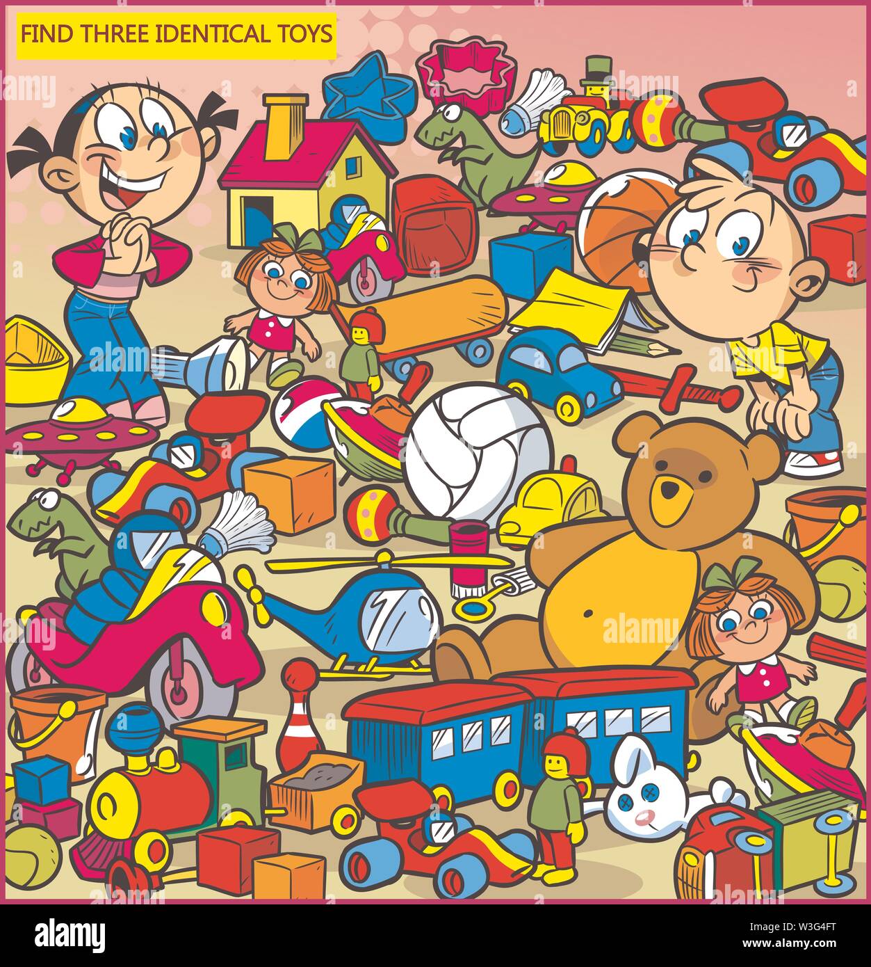 Three identical Stock Vector Images - Alamy