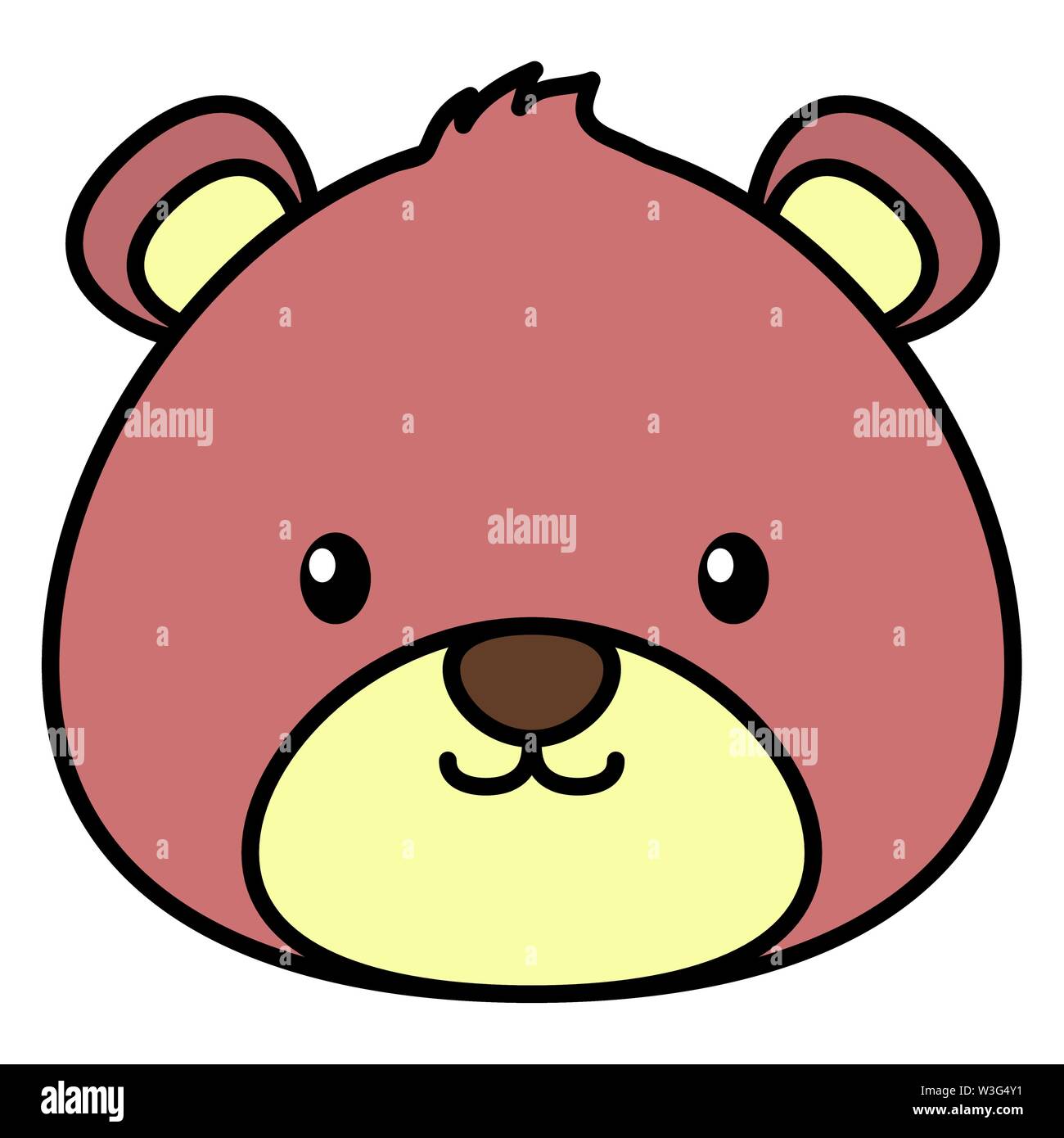 cute bear teddy stuffed icon Stock Vector Image & Art - Alamy
