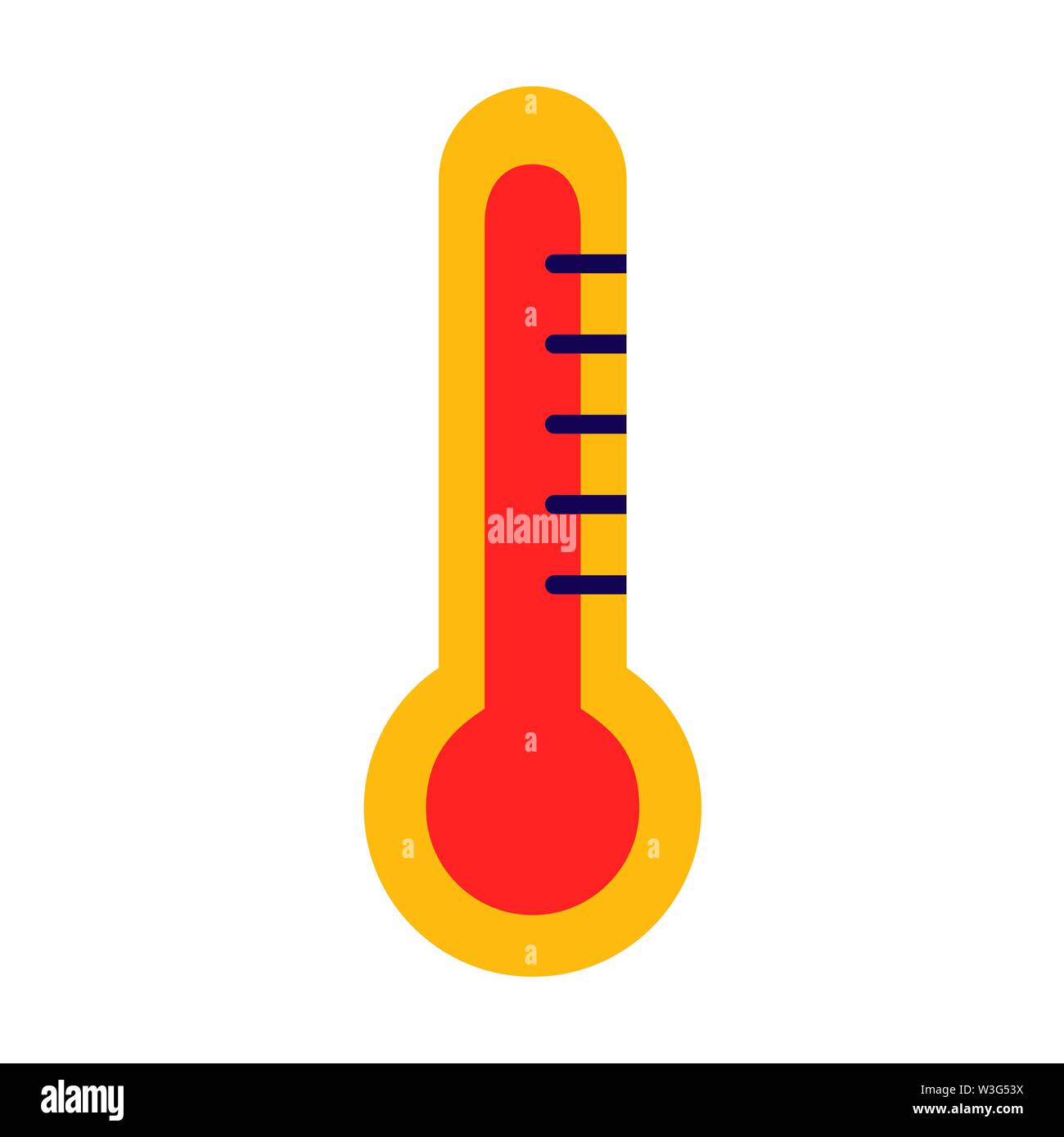 thermometer temperature on white background Stock Vector Image & Art ...