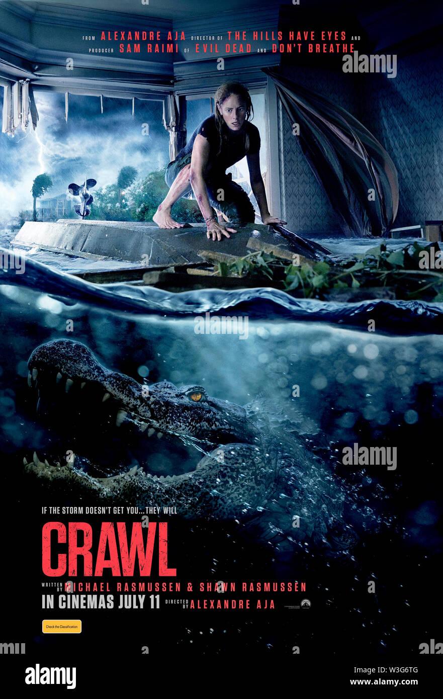 USA. Kaya Scodelario in a scene from the ©Paramount Pictures new movie: Crawl (2019). Plot: A ...