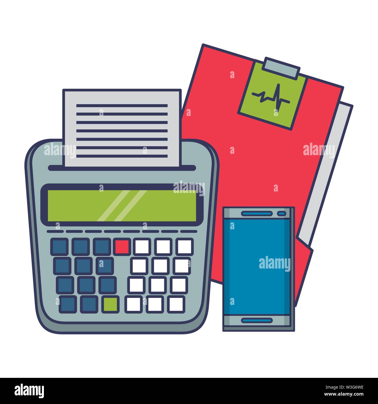 Note of expenses Stock Vector Images - Alamy