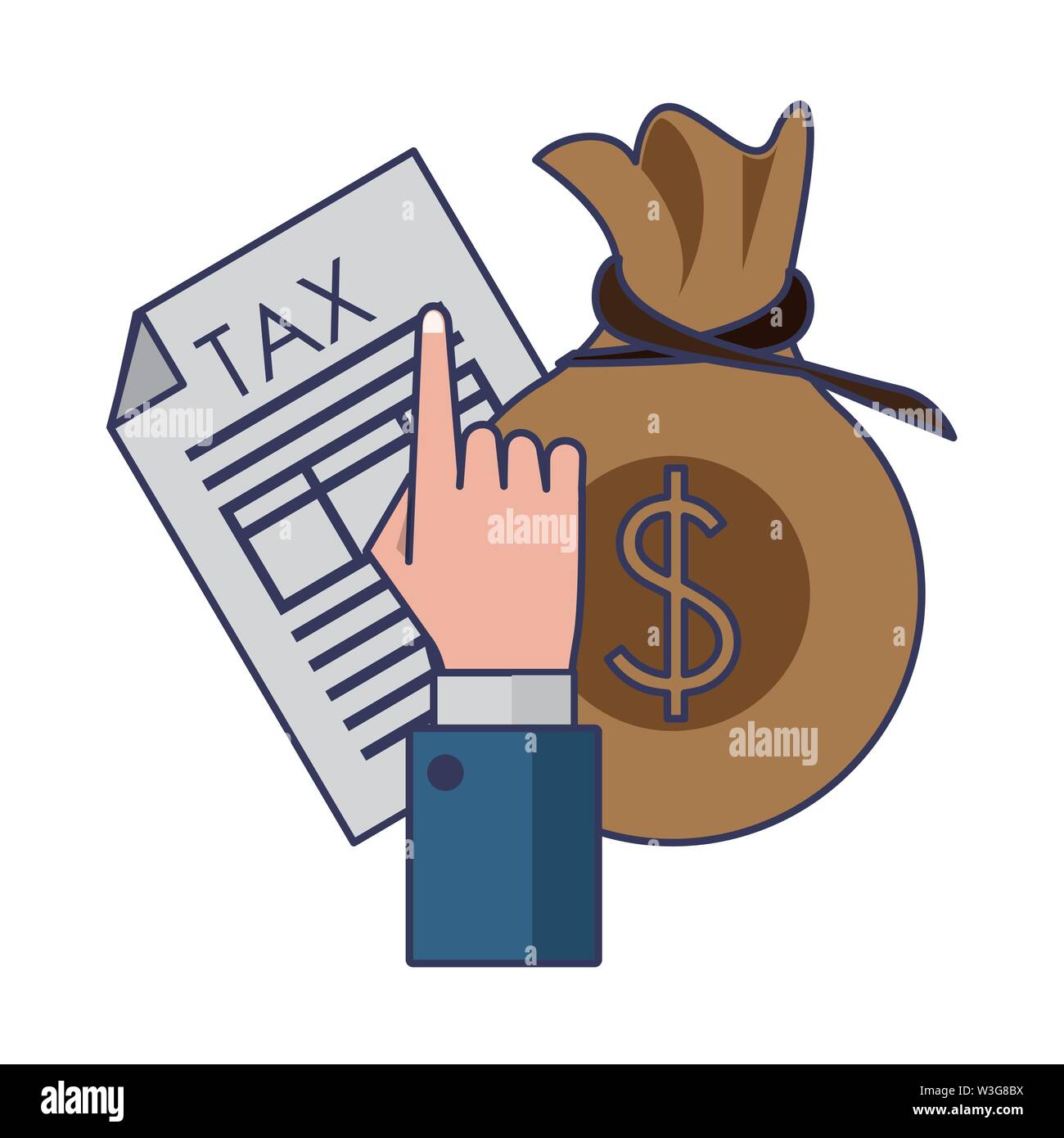 state government tax business cartoon Stock Vector Image & Art - Alamy