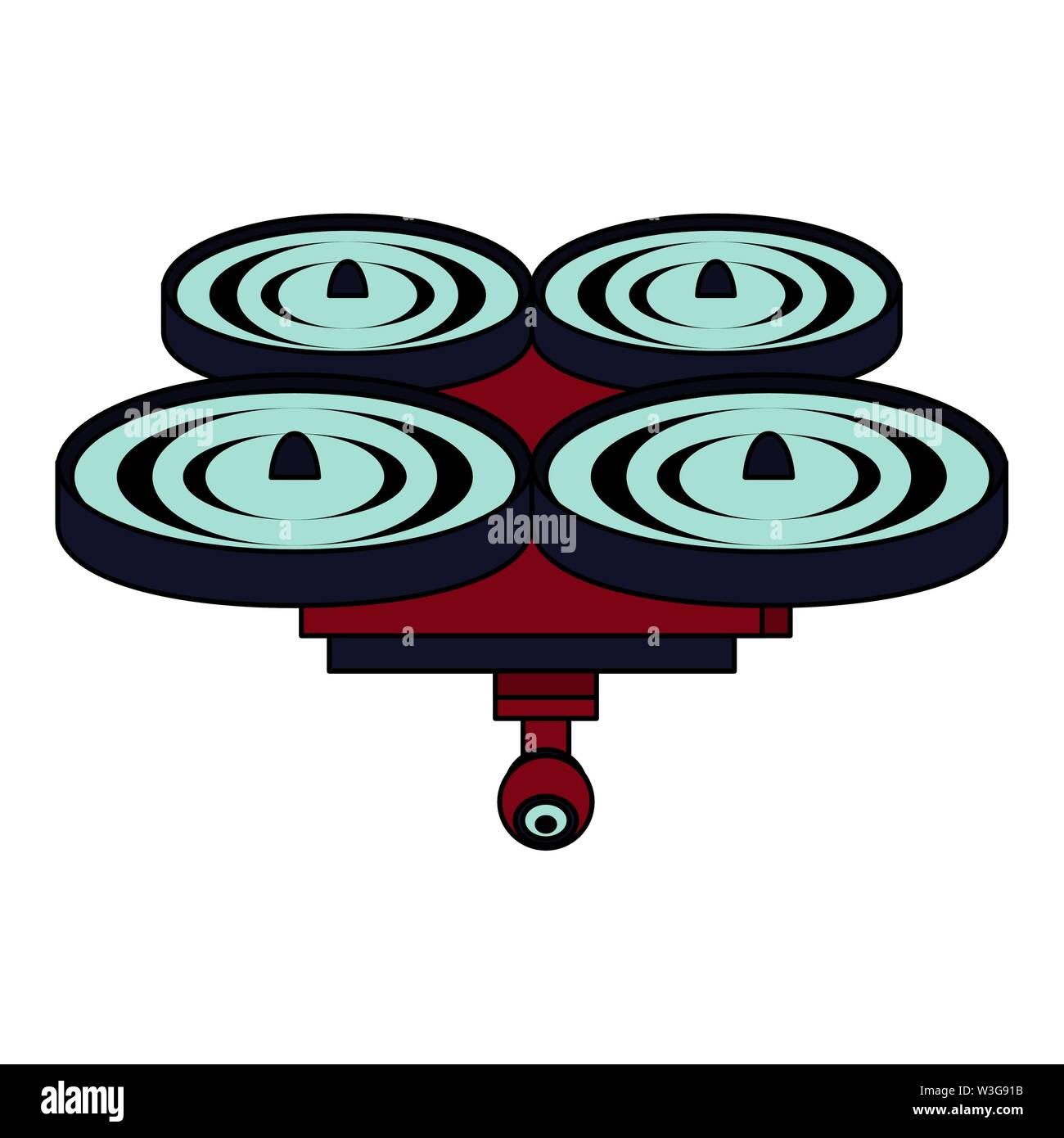 air drone remote control cartoon Stock Vector Image & Art - Alamy