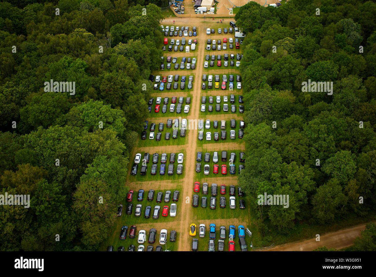 At silverstone woodlands campsite hi-res stock photography and images ...