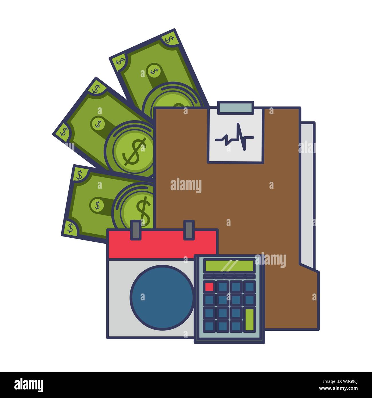 saving money business finance cartoon Stock Vector Image & Art - Alamy