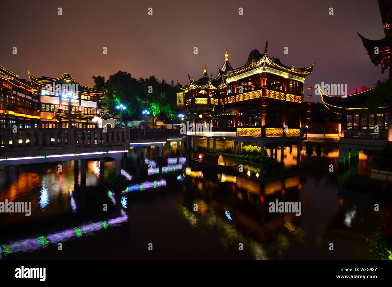 Night in Shanghai, China Stock Photo - Alamy