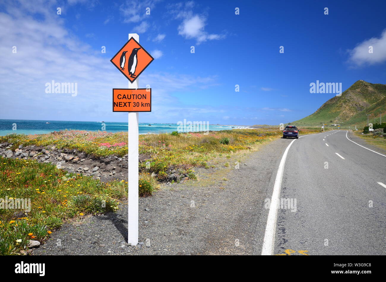 Traffic sign for penguins hi-res stock photography and images - Alamy