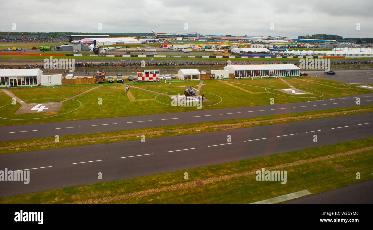 F1 silverstone aerial hi-res stock photography and images - Alamy