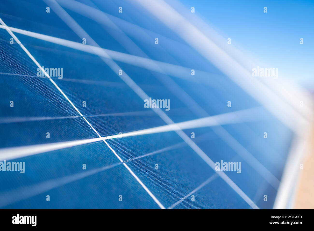 Hundreds solar energy panels rows along the dry lands at Atacama Desert ...