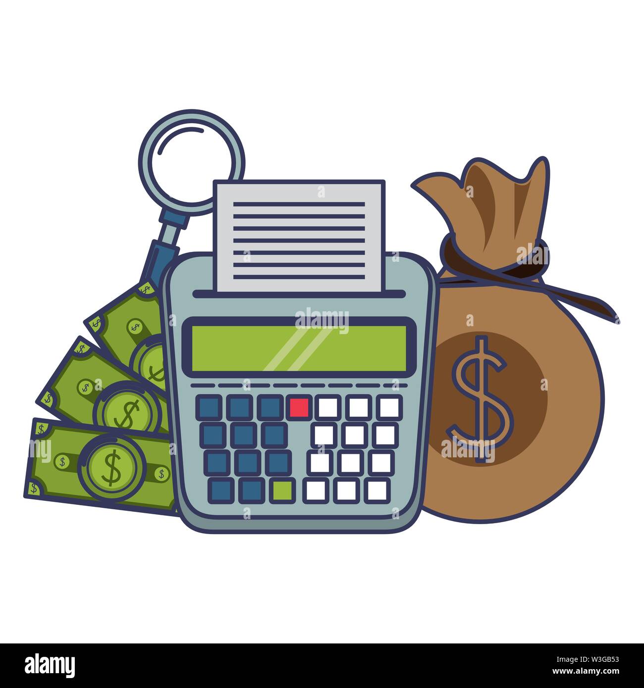 saving money business finance cartoon Stock Vector Image & Art - Alamy
