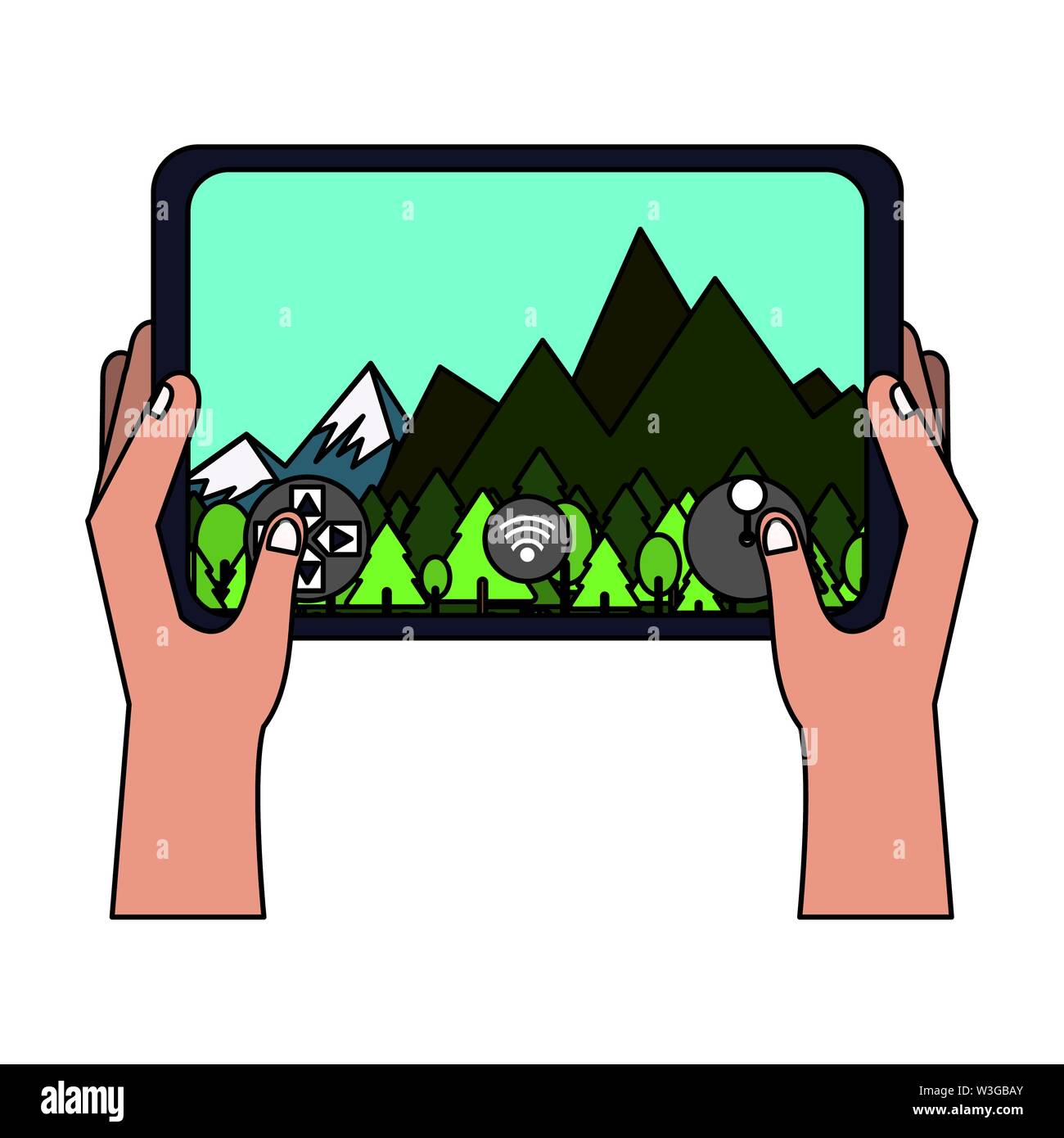 air drone remote control cartoon Stock Vector Image & Art - Alamy