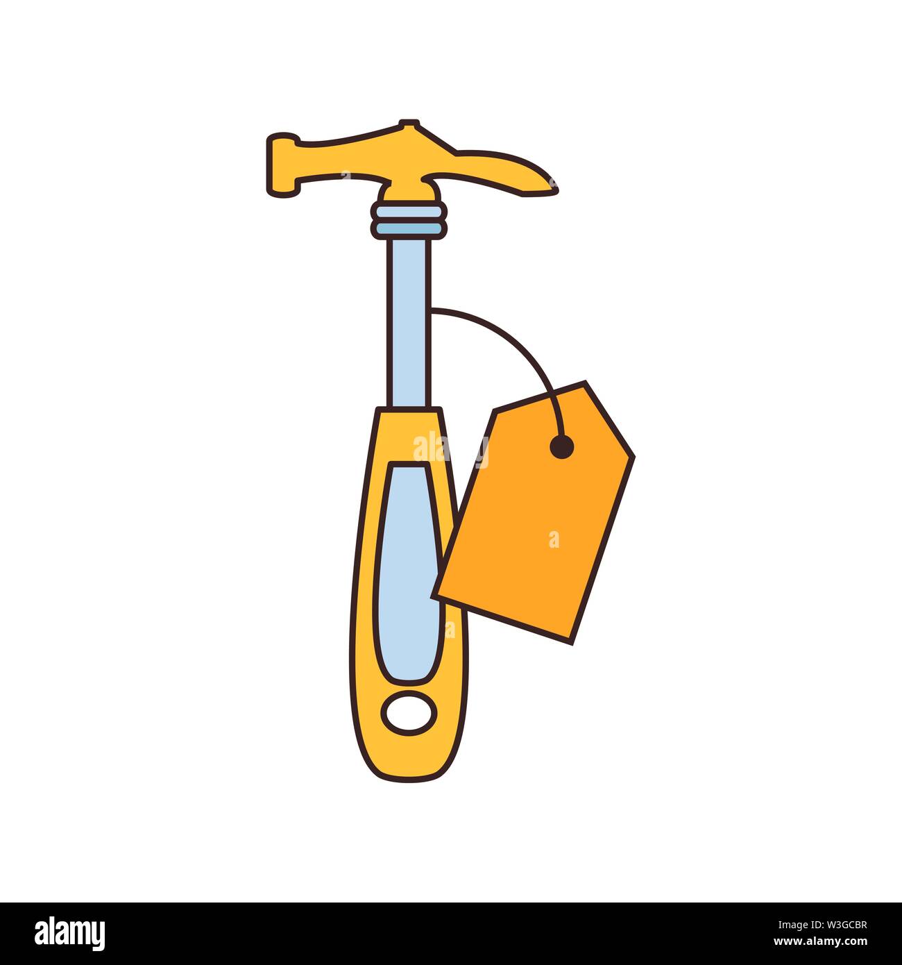Hammer hanging Stock Vector Images - Alamy