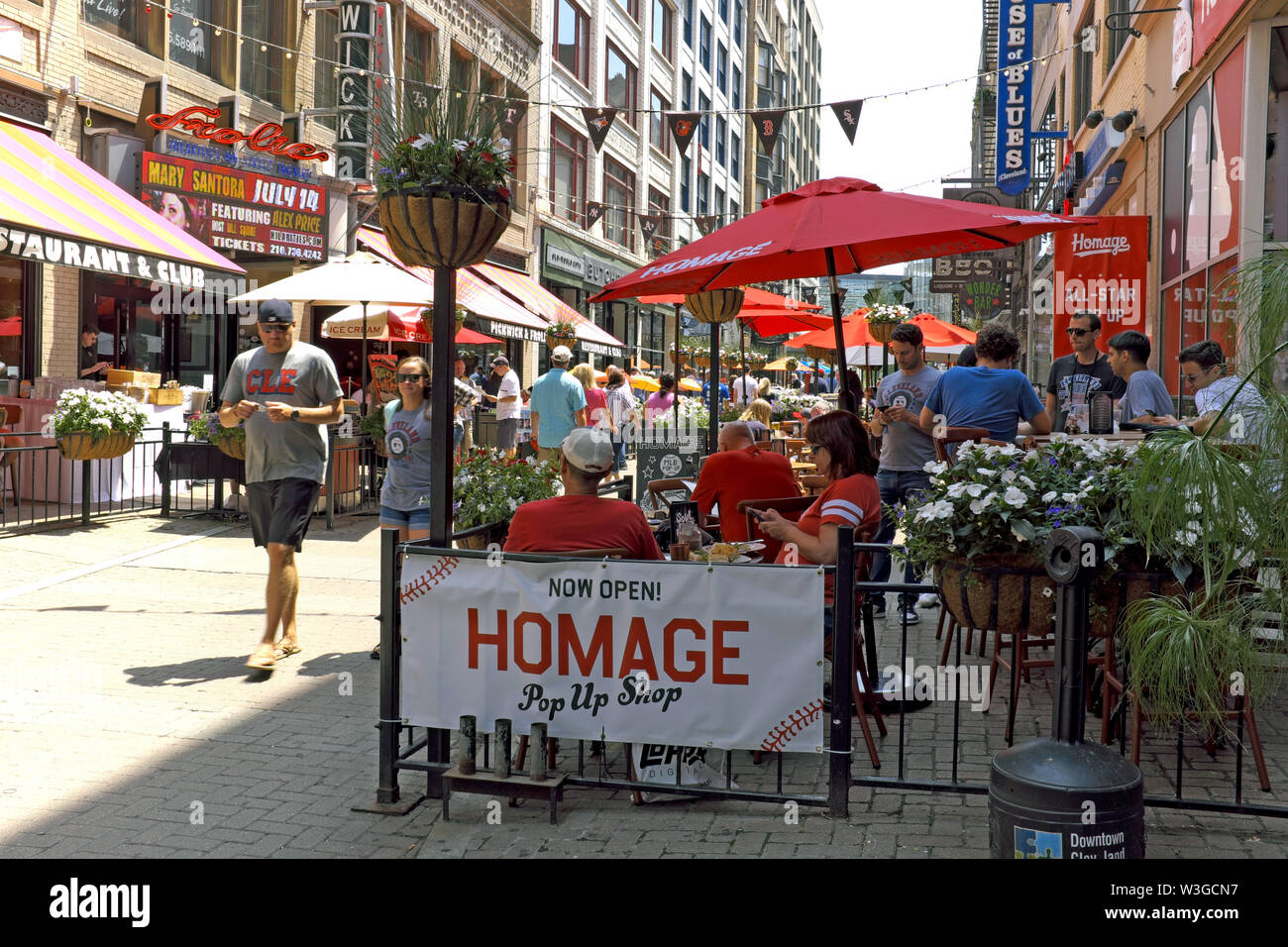 Cleveland ohio summer july hi-res stock photography and images - Alamy