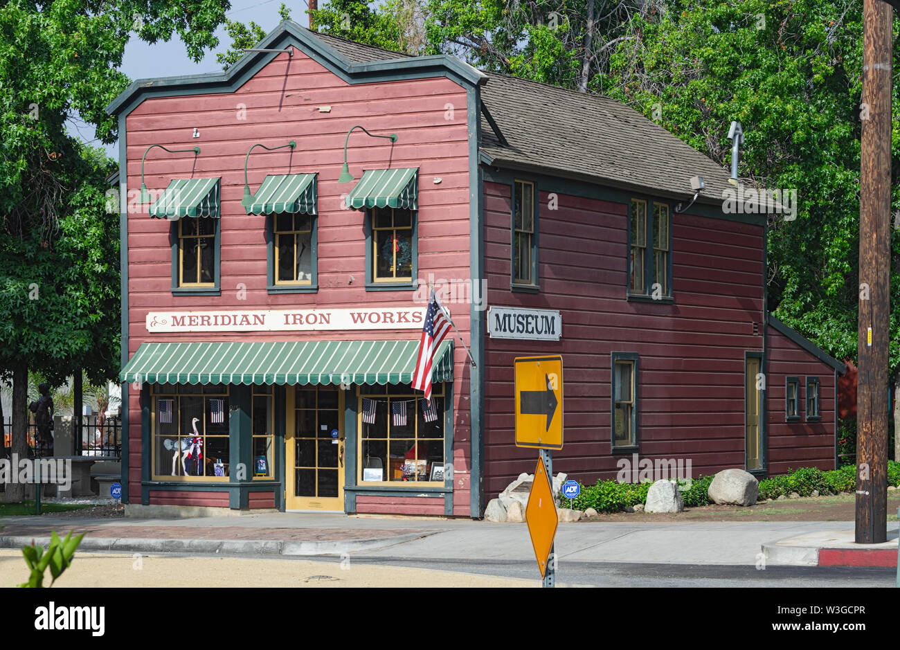 Image of the Meridian Iron Works Museum building in South Pasadena ...