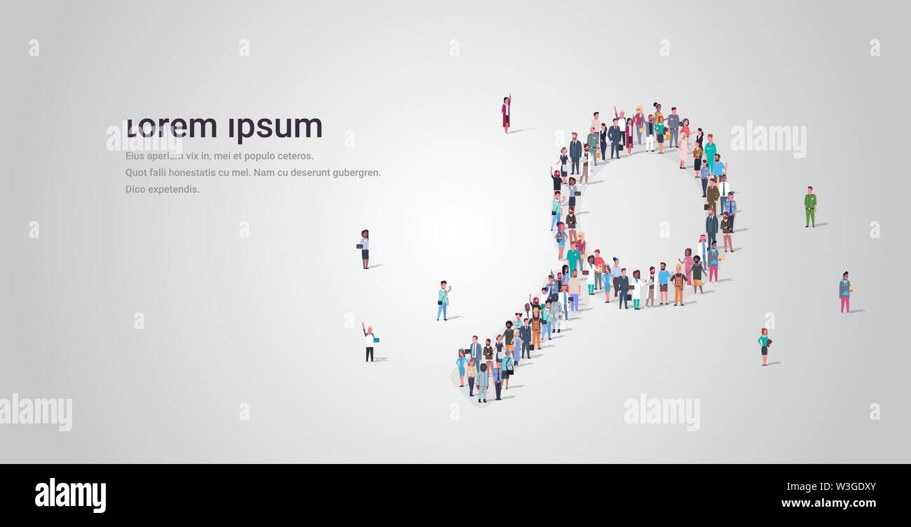 Zoom crowd Stock Vector Images - Alamy