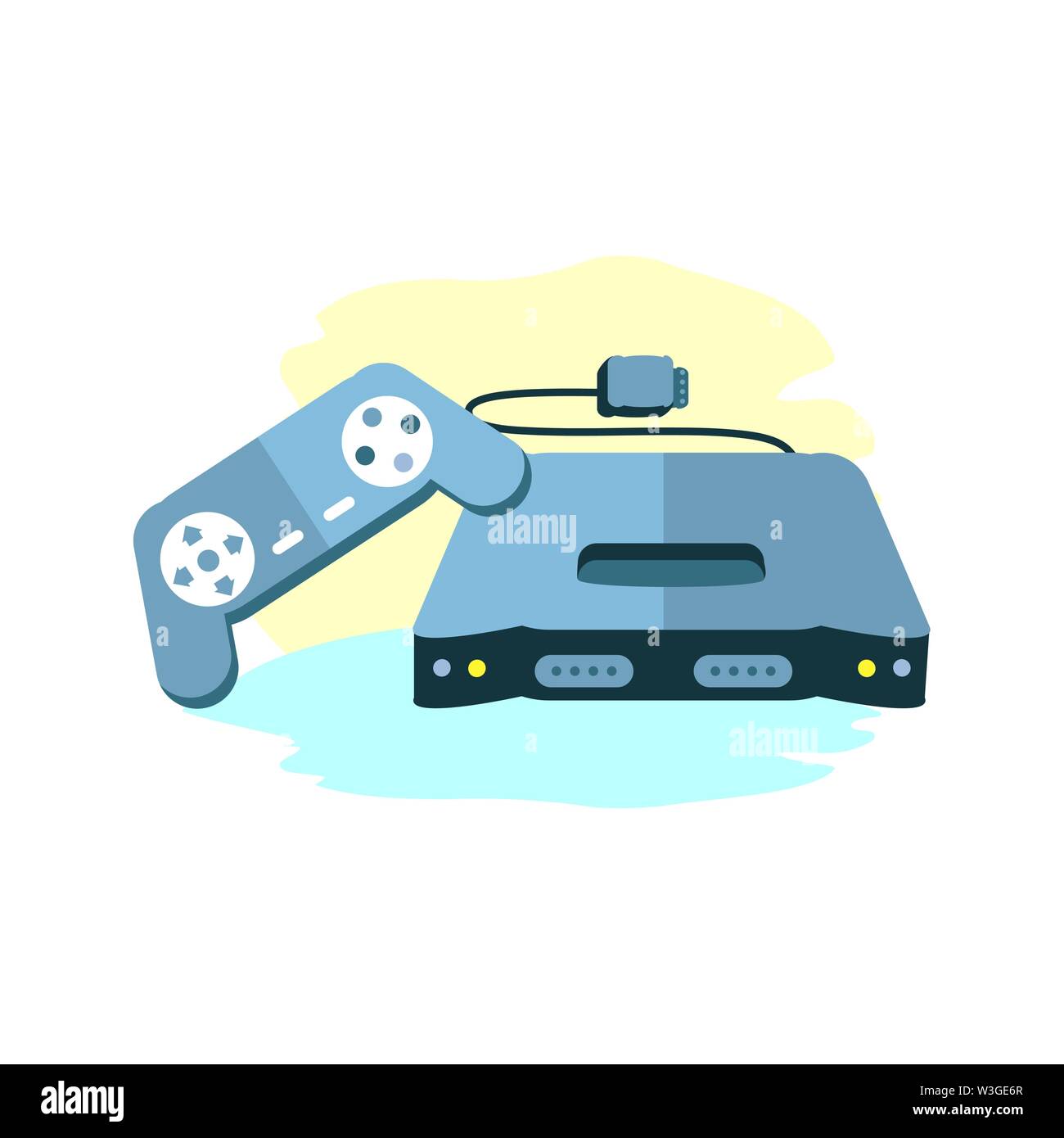 video game control retro with console vector illustration design Stock Vector Image & Art - Alamy