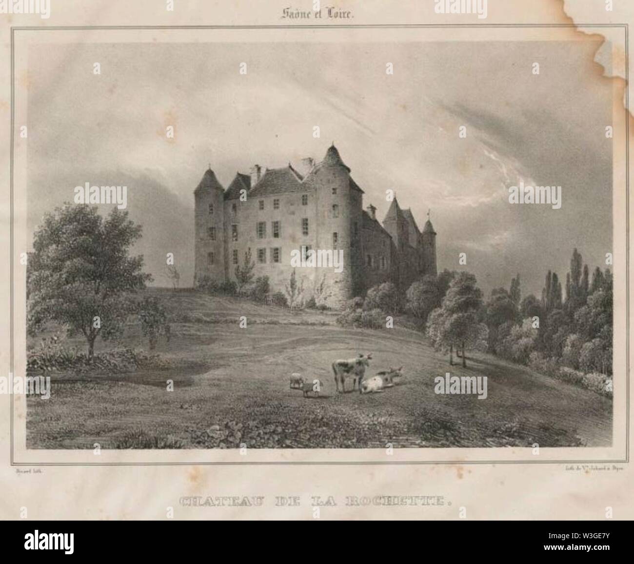 Chateau de la rochette hi-res stock photography and images - Alamy