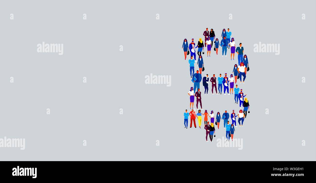 Gathering people symbol money Stock Vector Images - Alamy