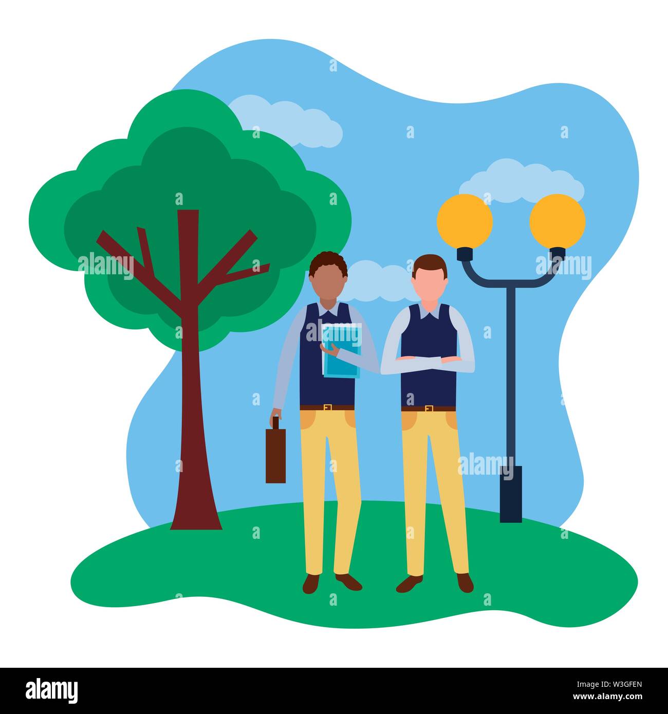 Man standing in grass Cut Out Stock Images & Pictures - Alamy