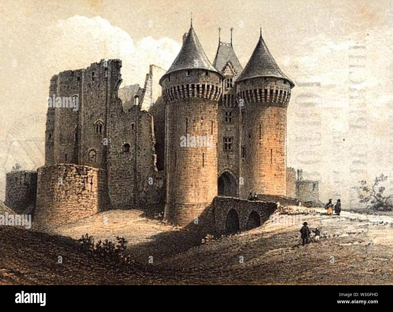 Château Saint-Jean de Nogent-le-Rotrou Stock Photo - Alamy