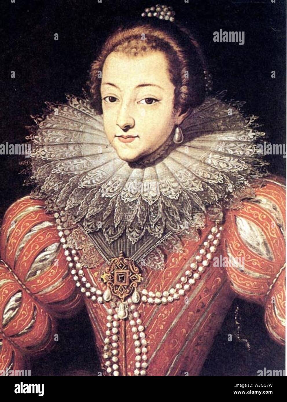 Christine of France a Duchess of Savoy by Francesco del Cairo (date ...