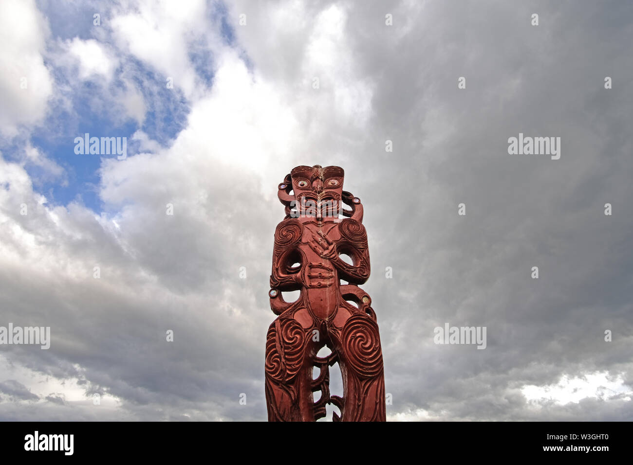 Compass central stone by the Maori in New Zealand Stock Photo - Alamy