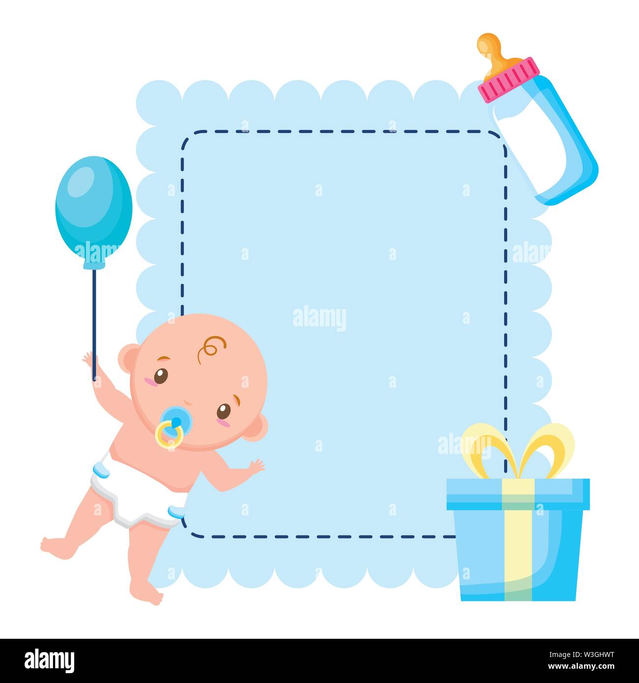 Baby shower backgrounds Cut Out Stock Images & Pictures - Alamy