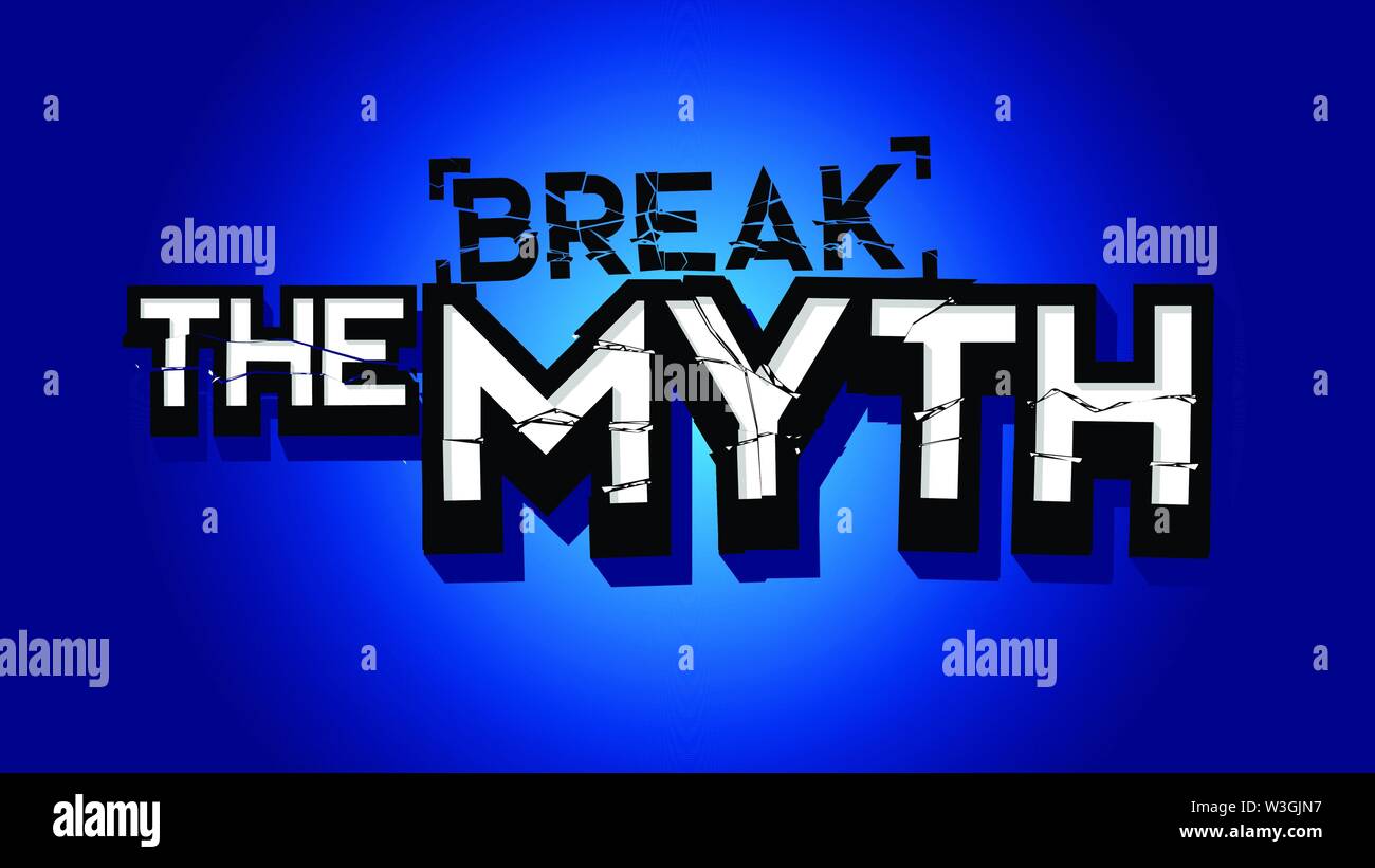 break the mhyth conceptual broken big huge letter text grunge crashed ...