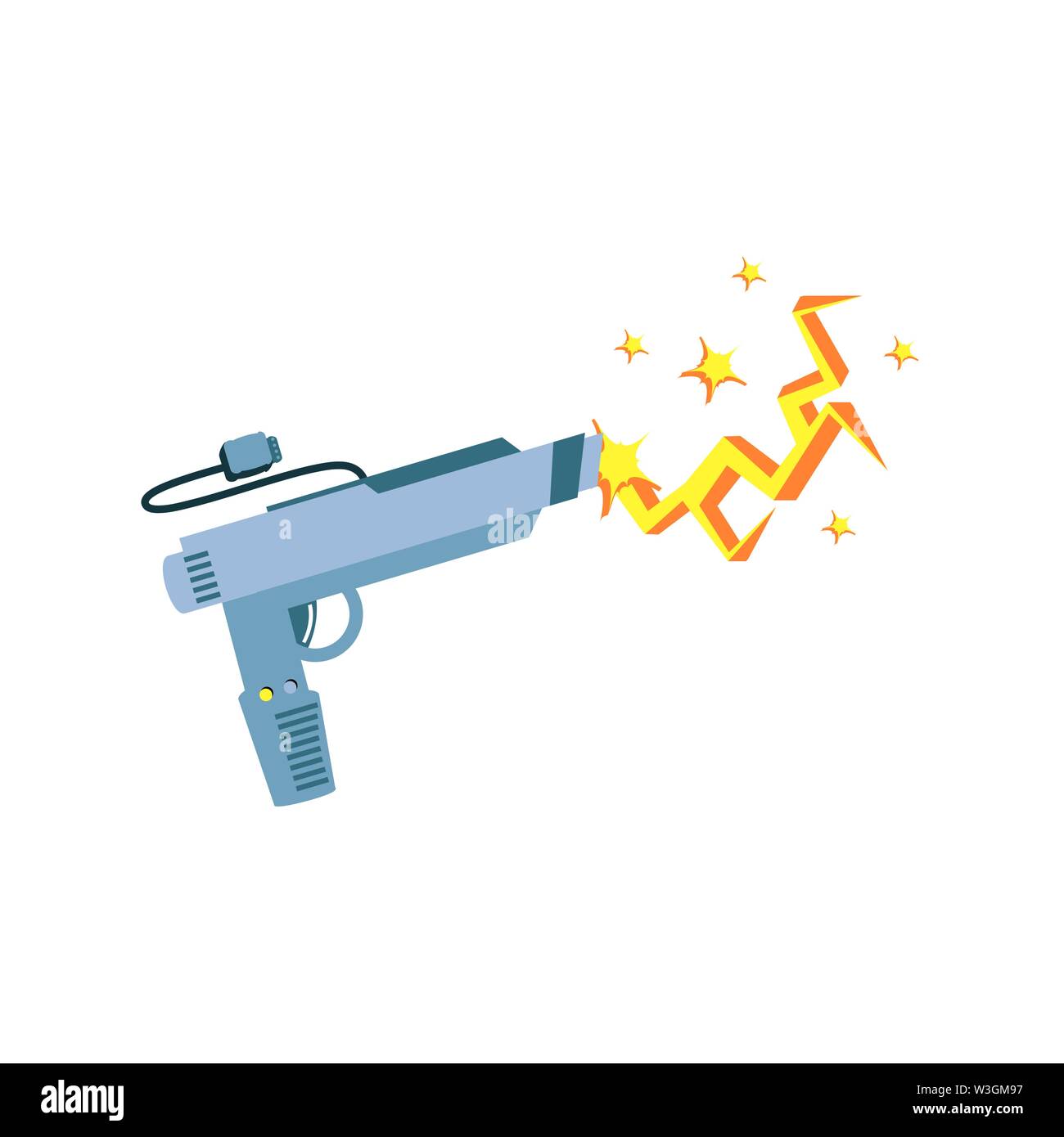 gun weapon video game device vector illustration design Stock Vector ...